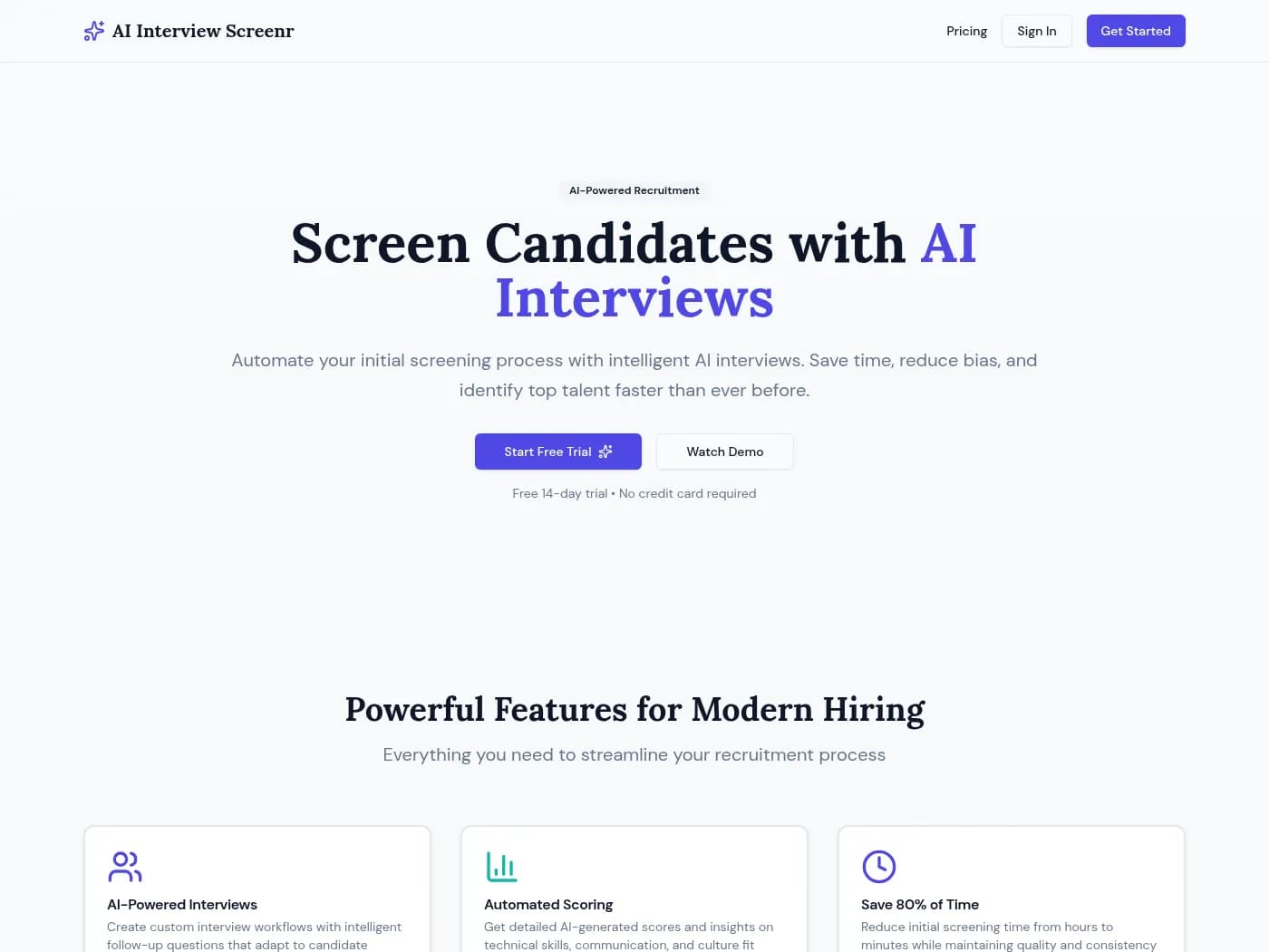 AI Interview Screenr