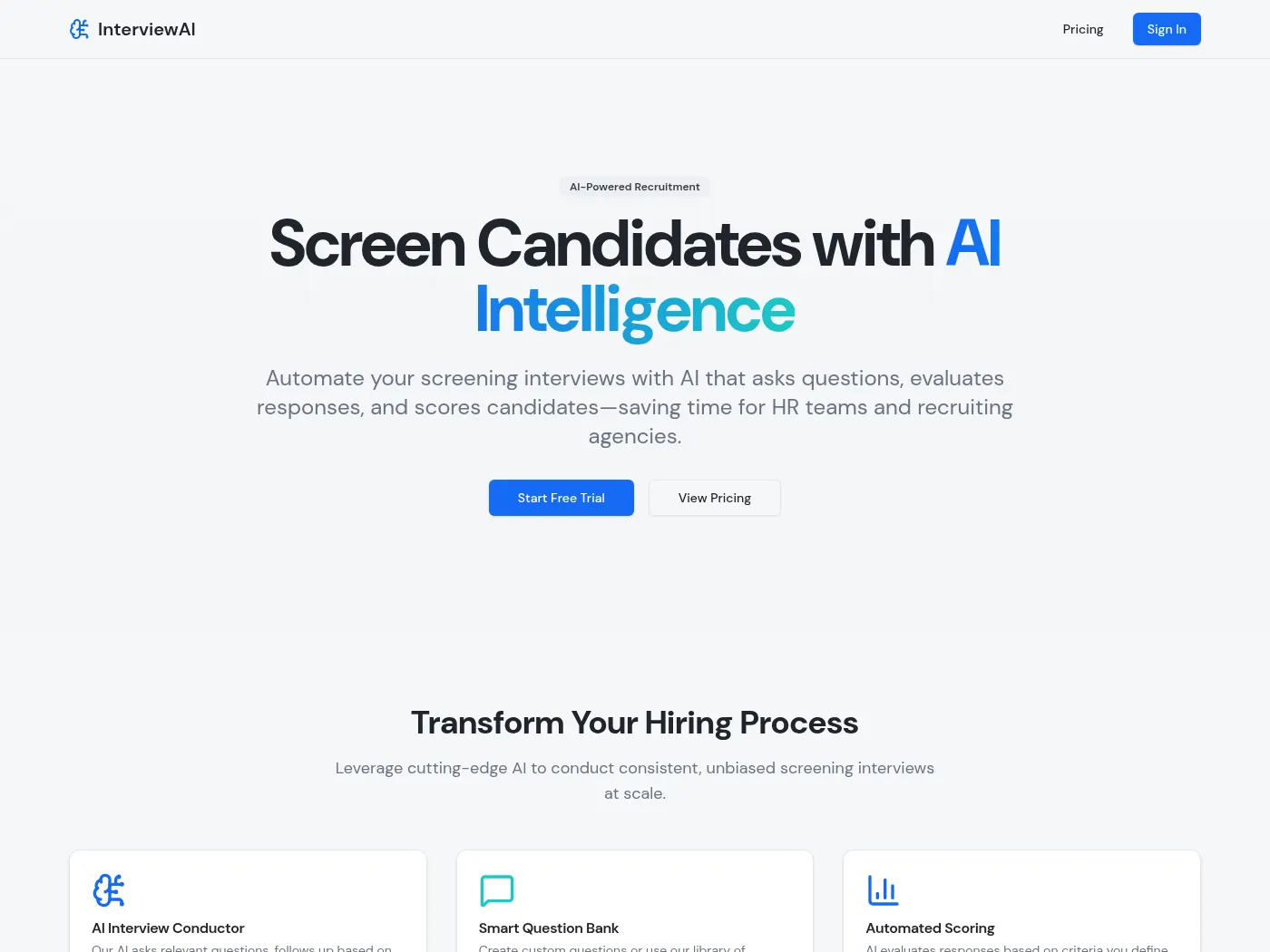 AI Interview Screener