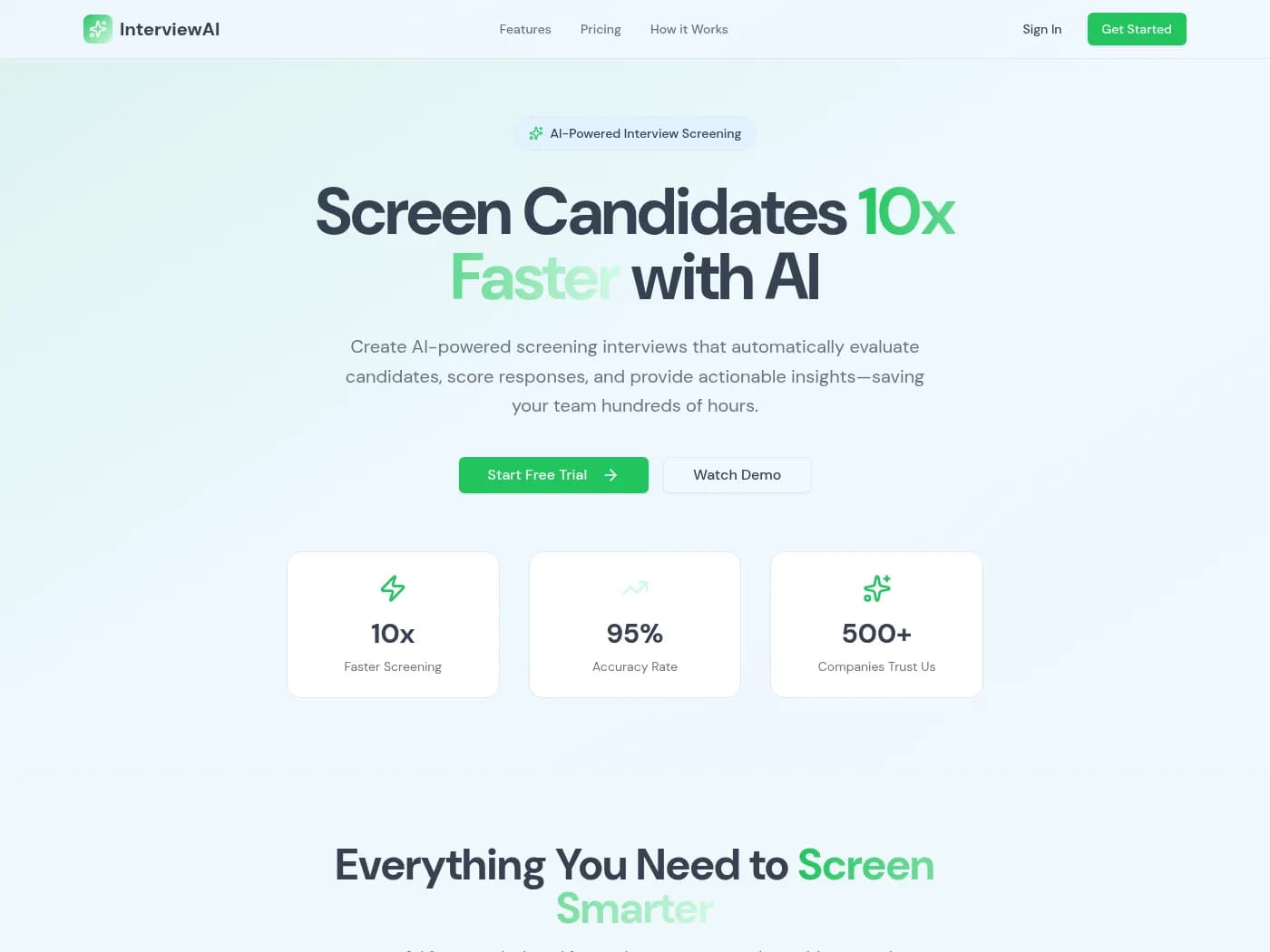 AI Interview Screening Platform