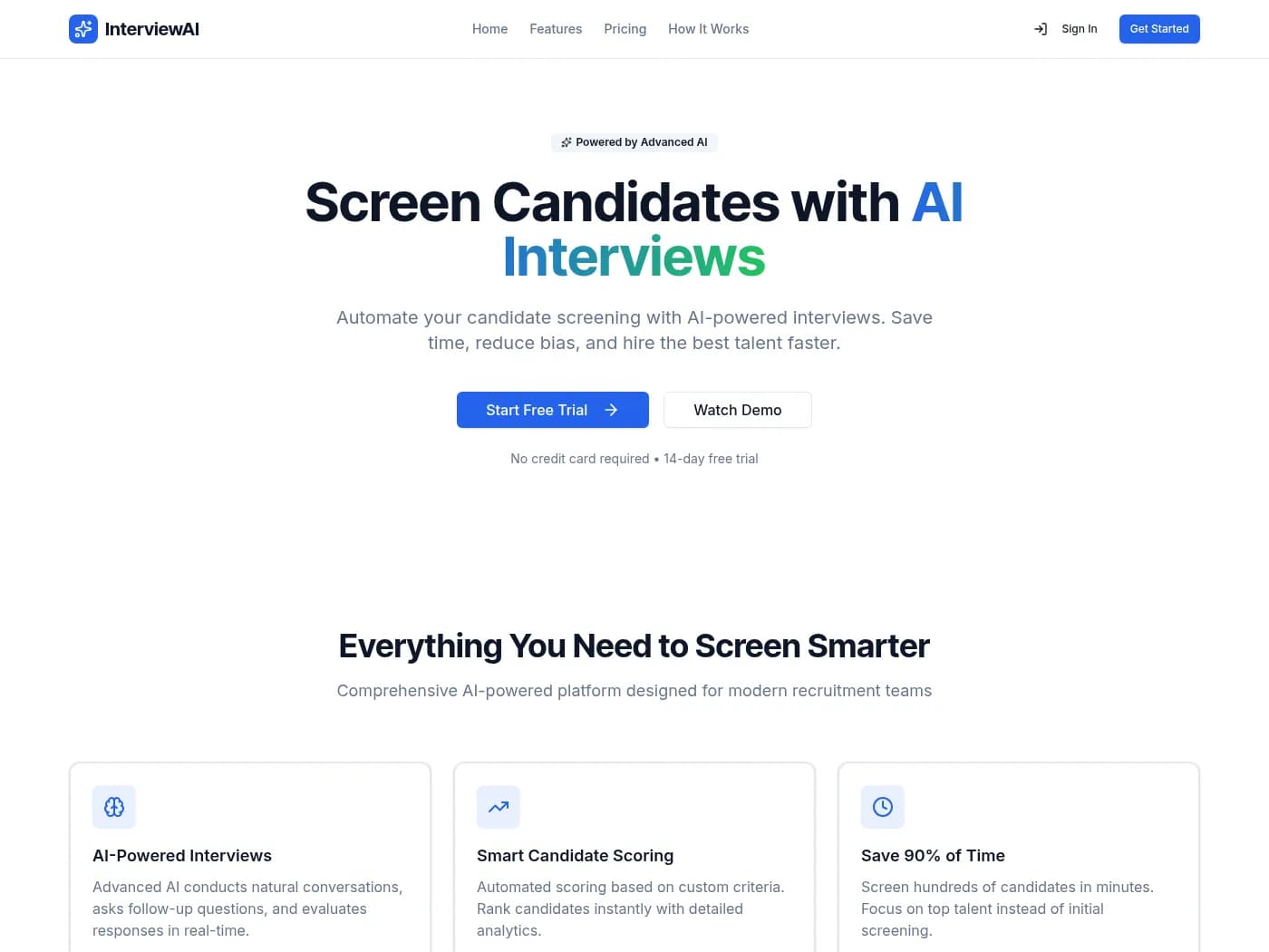 AI Interview Screening Platform for Recruiters