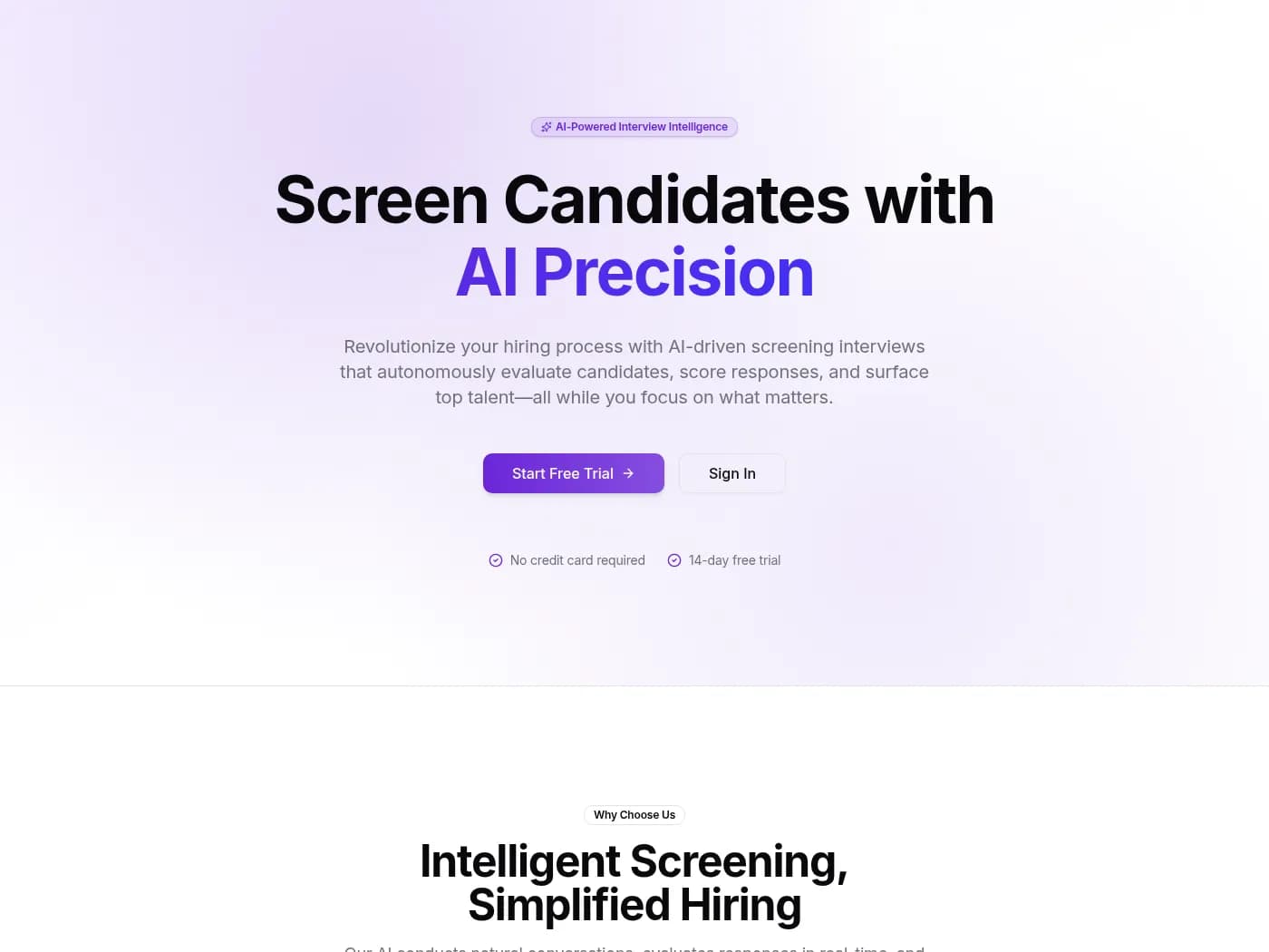 AI Interview Screening Platform for Recruiters and HR Teams