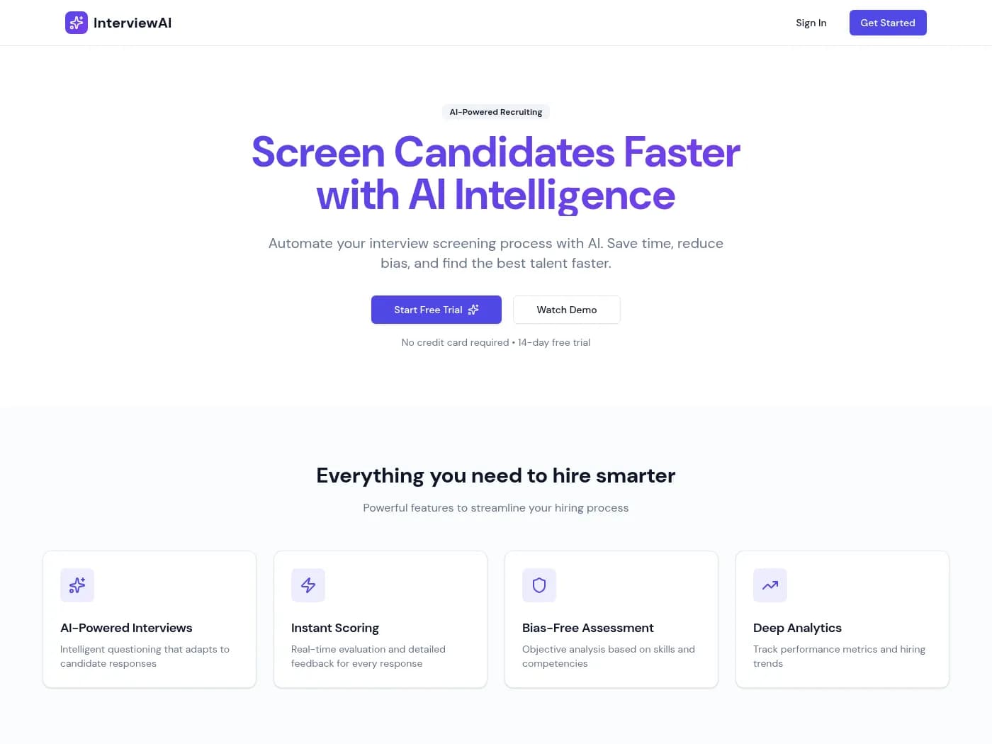 AI Interview Screening Platform