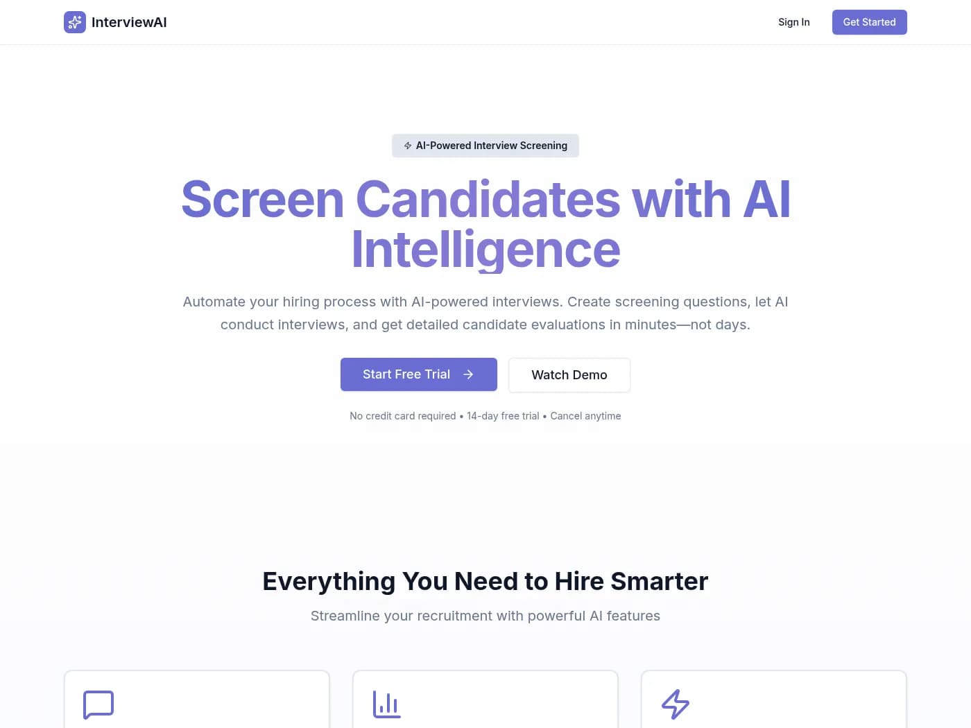 AI Interview Screening Platform for Recruiters