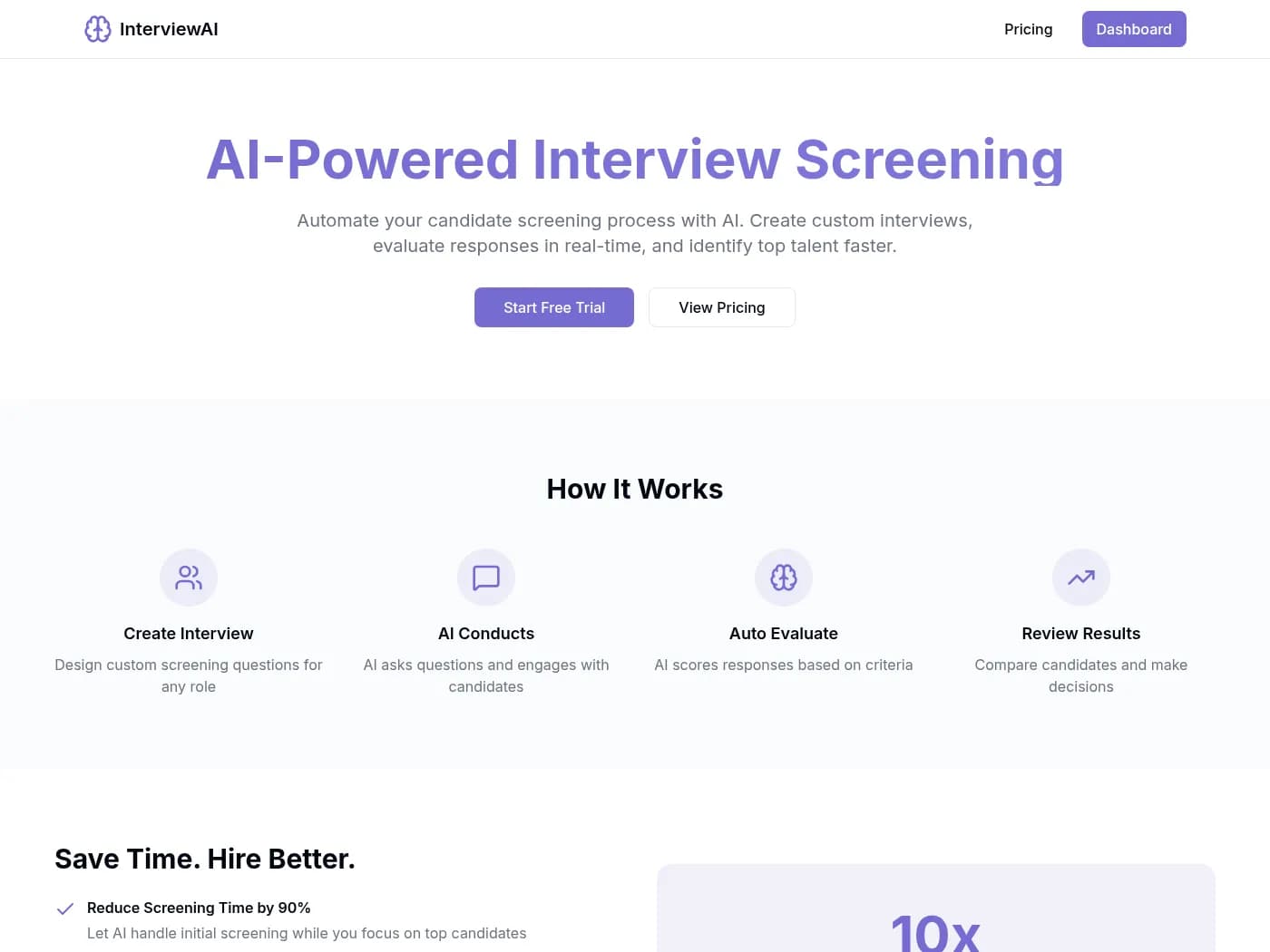 AI Interview Screening Platform