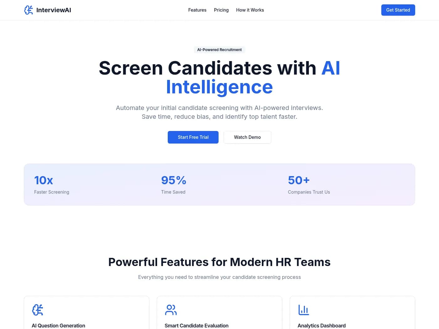 AI Interview Screening Platform for Recruiters and HR Teams