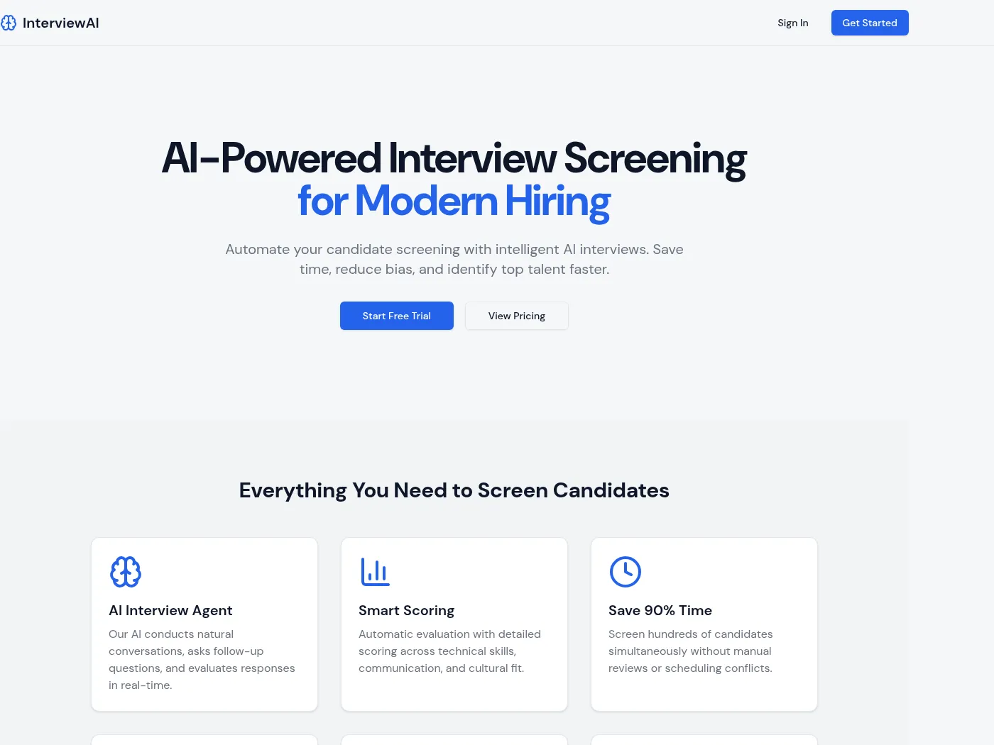AI Interview Screening Platform for Recruiters and HR