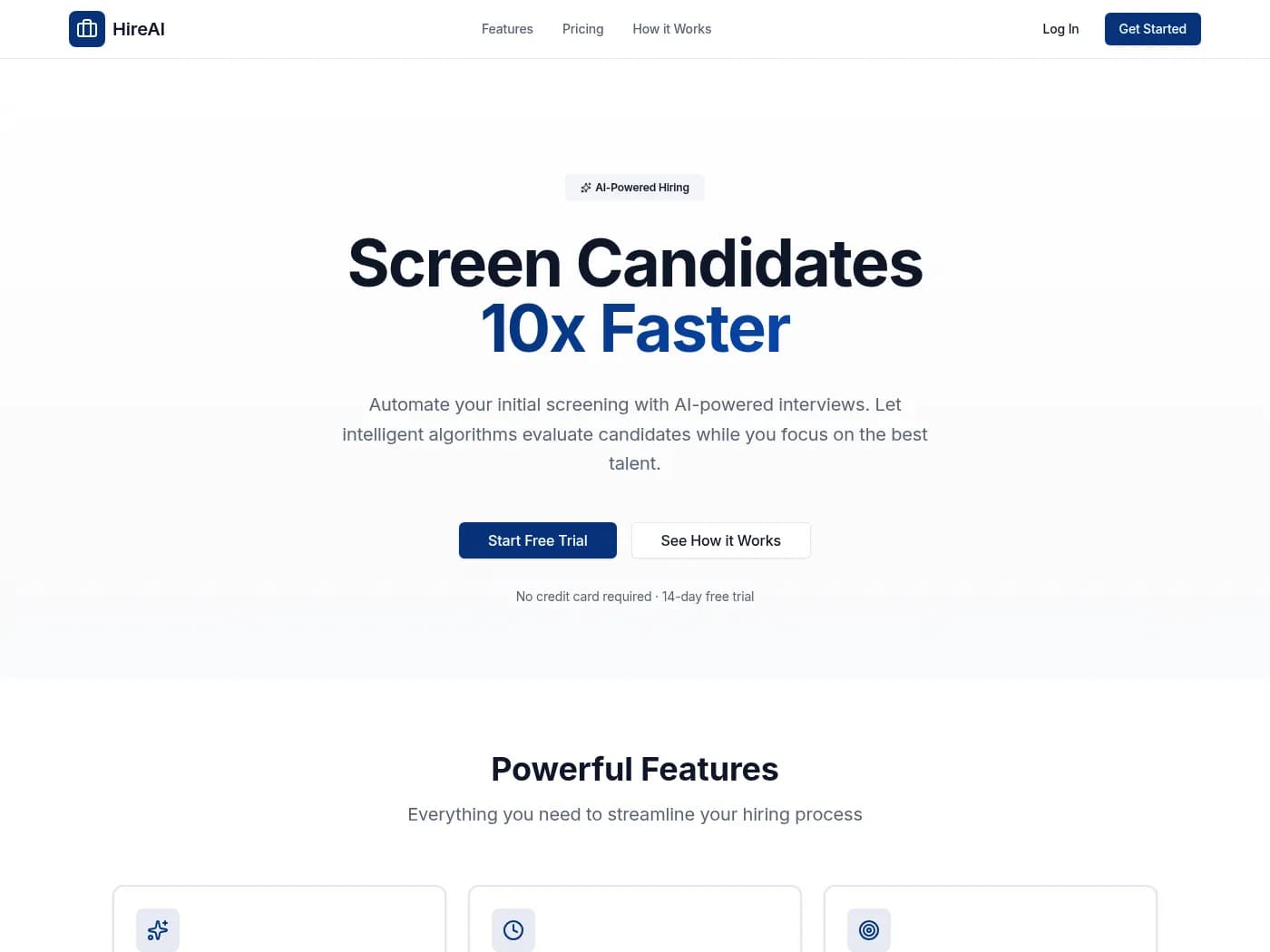 AI Interview Screening Platform