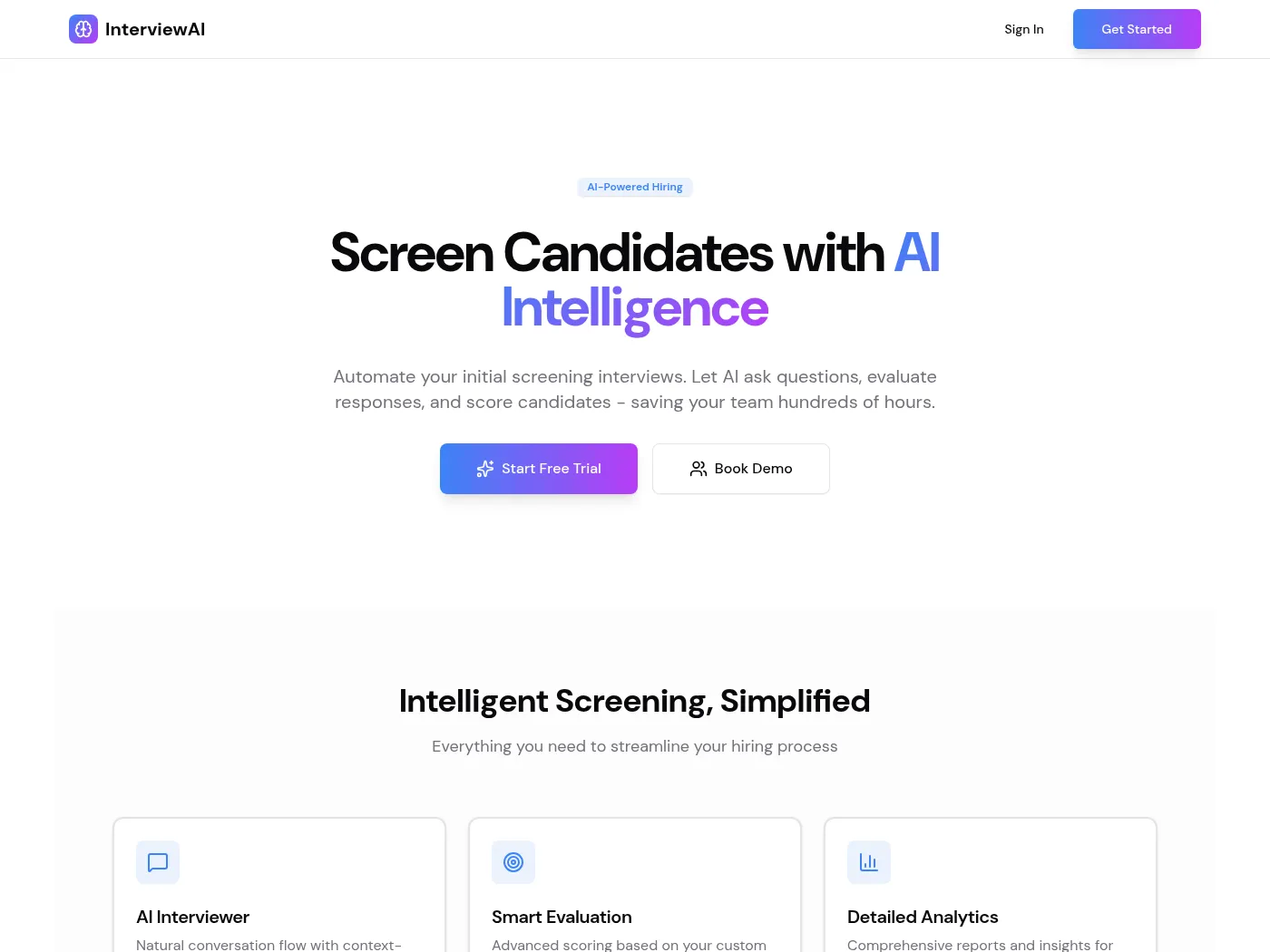 AI Interview Screening Platform for Modern Hiring