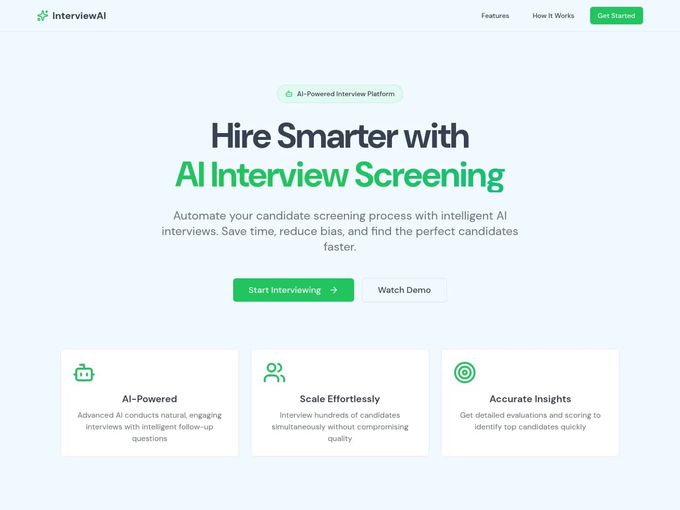 AI Interviewer & Candidate Screener