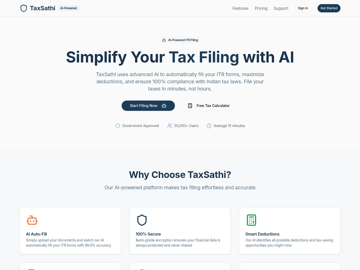 AI-Powered ITR Filing Platform for India