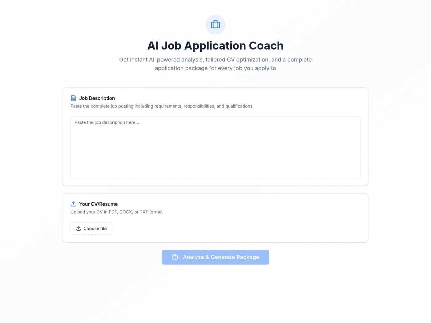 AI Job Application Coach and Assistant