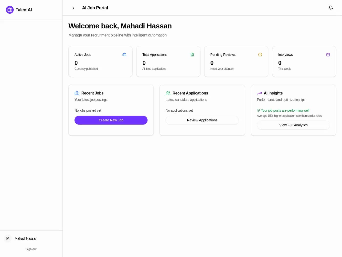 AI-Powered Job Portal & Recruitment Automation Platform