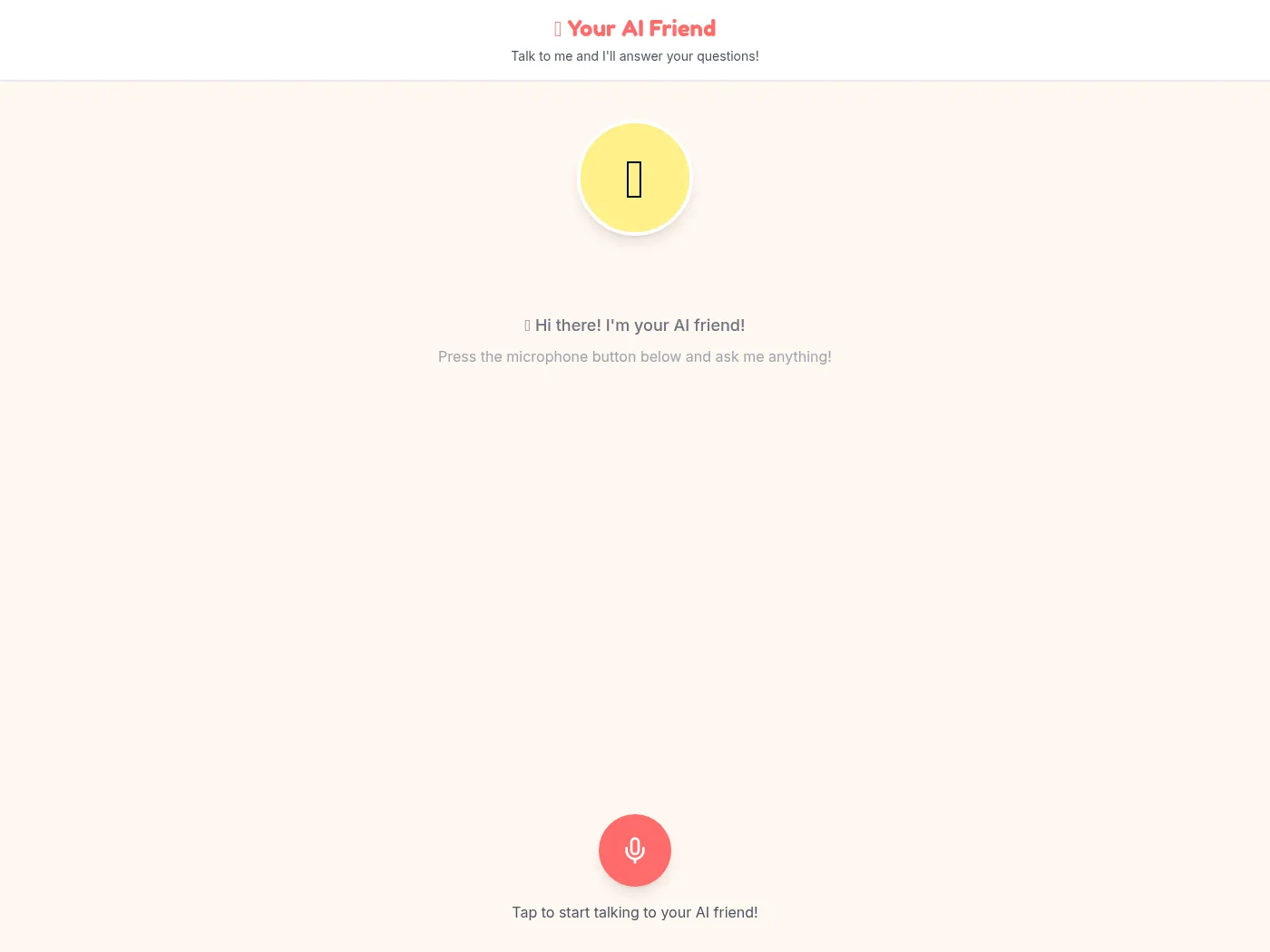 AI Kid Companion: Interactive Voice Chatbot with Emotions