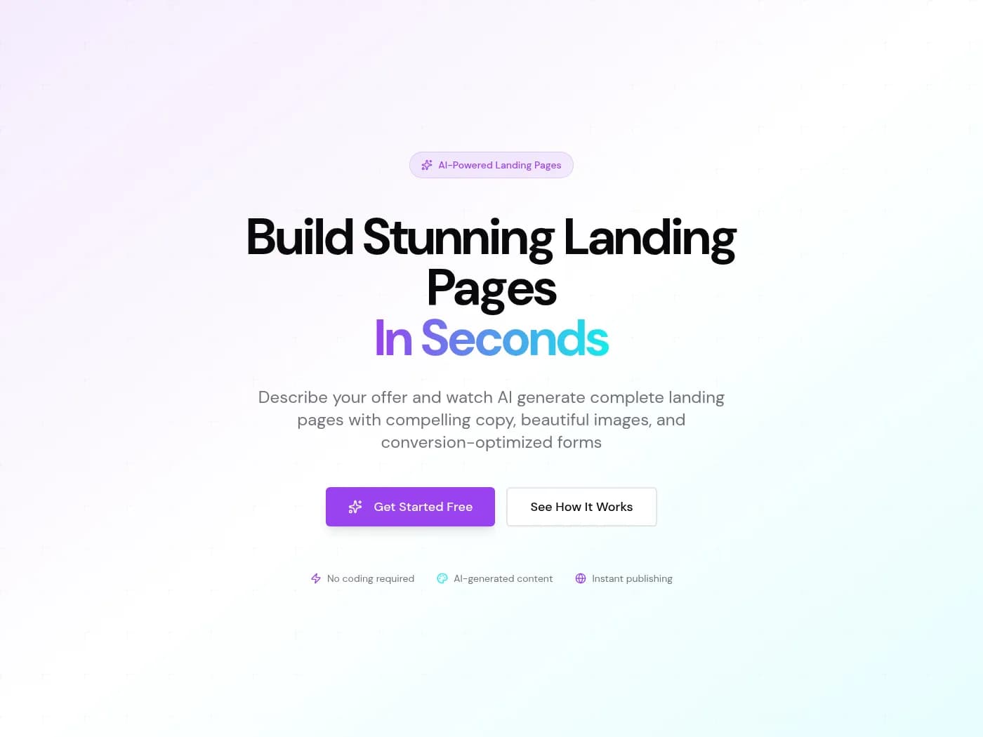 AI Landing Page Genie