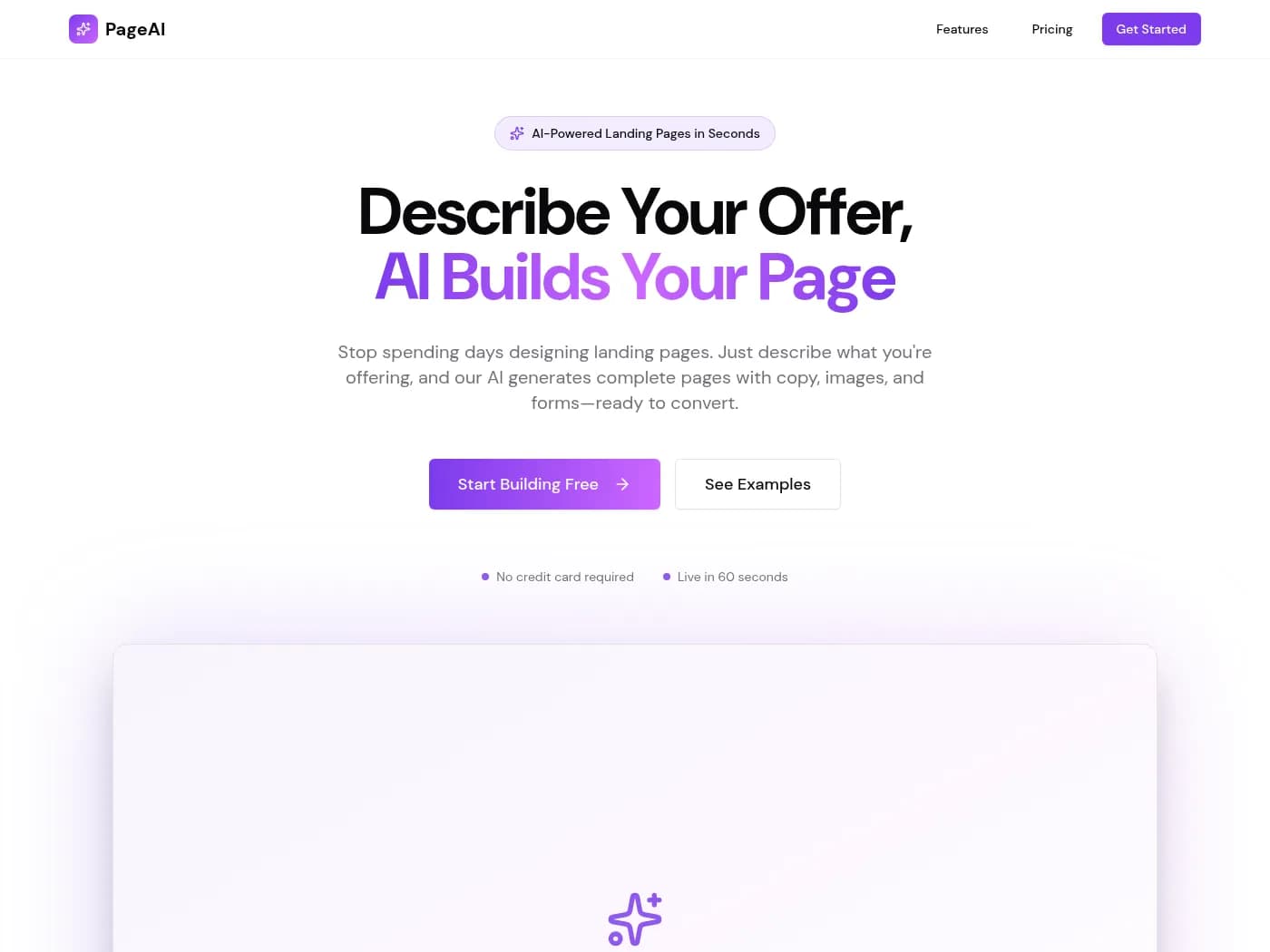 AI-Powered Landing Page Builder