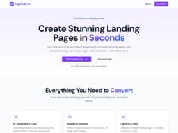 AI-Powered Landing Page Generator