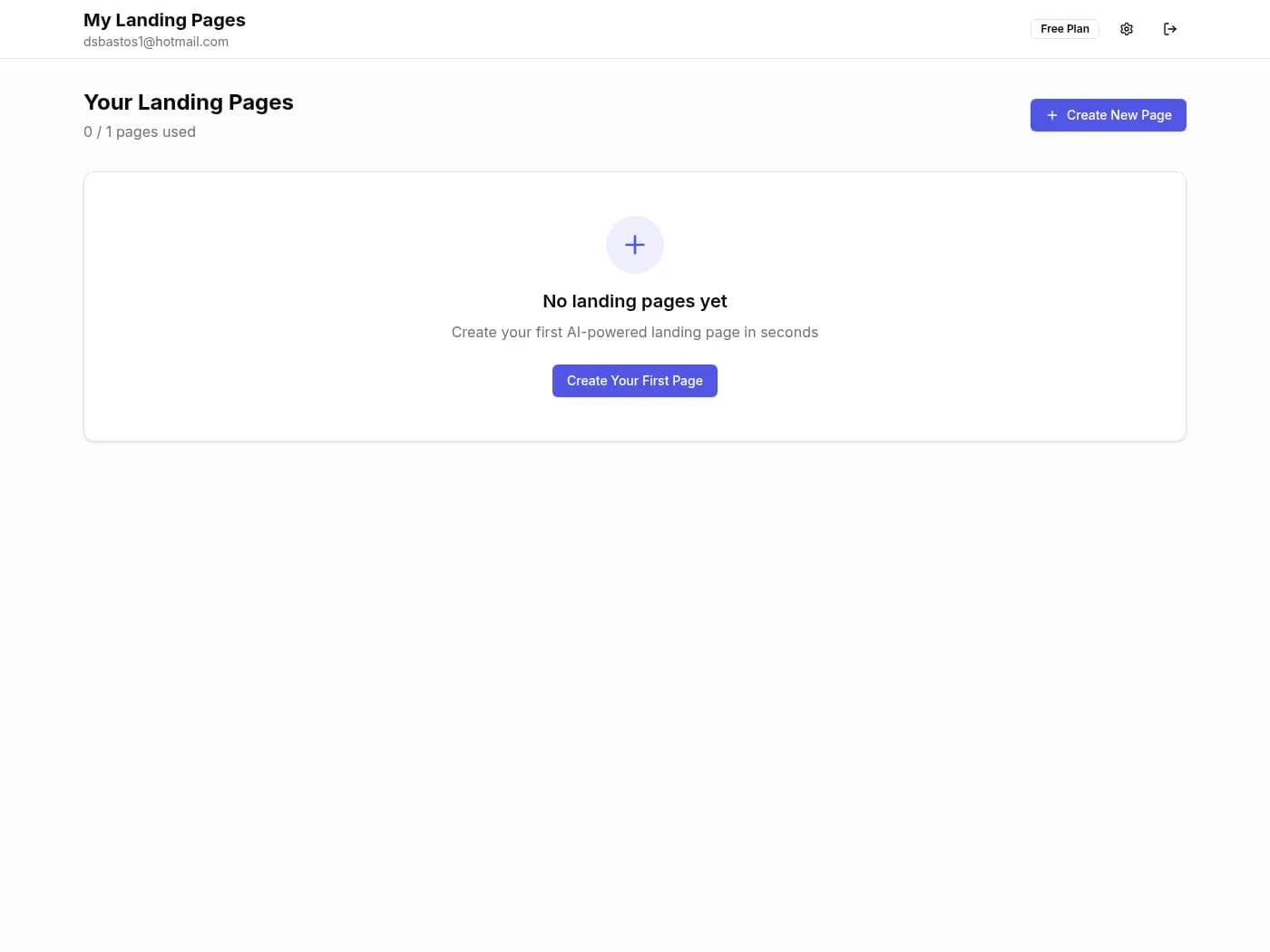 AI Landing Page Builder Platform