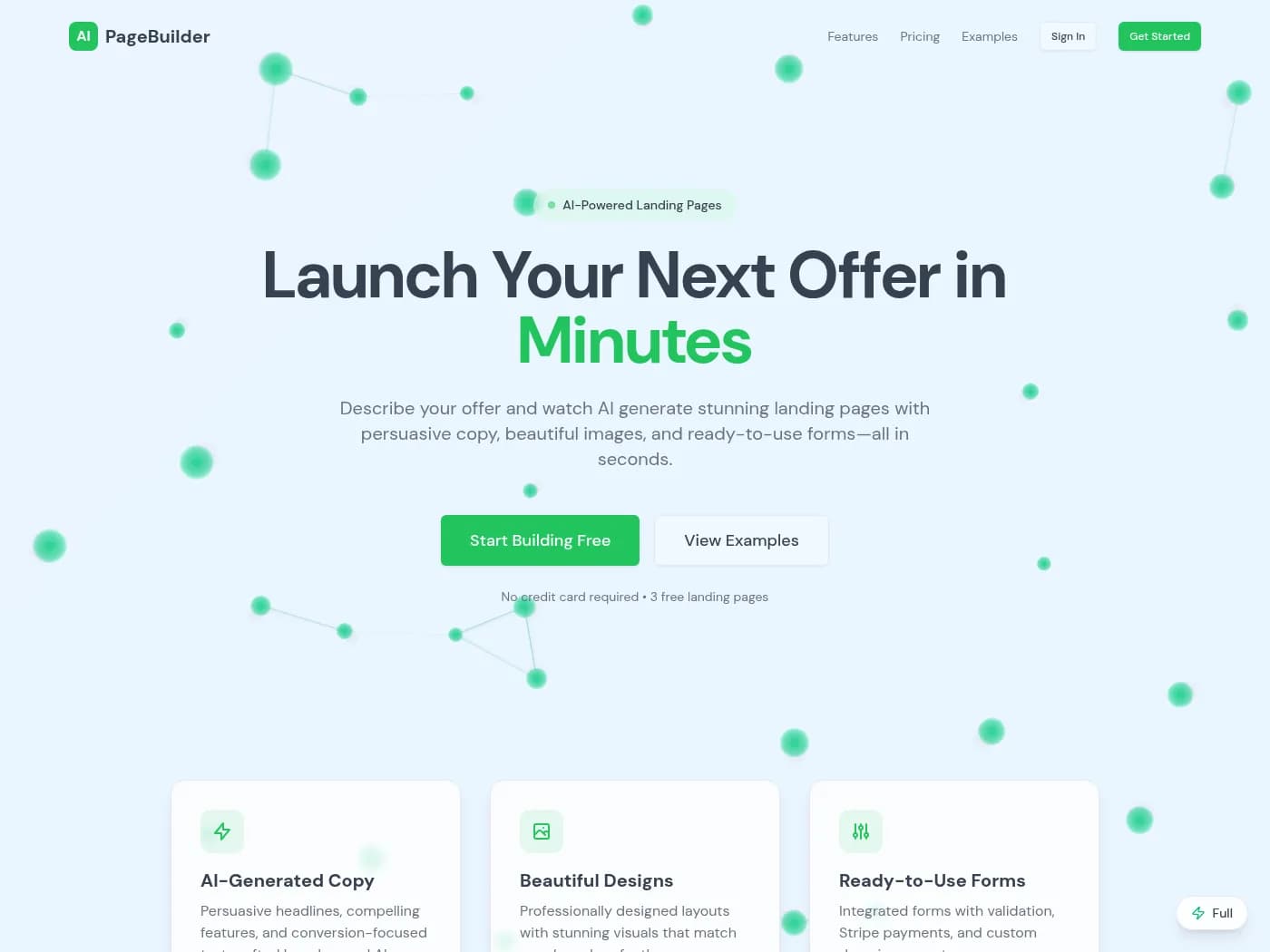 AI Landing Page Generator Platform