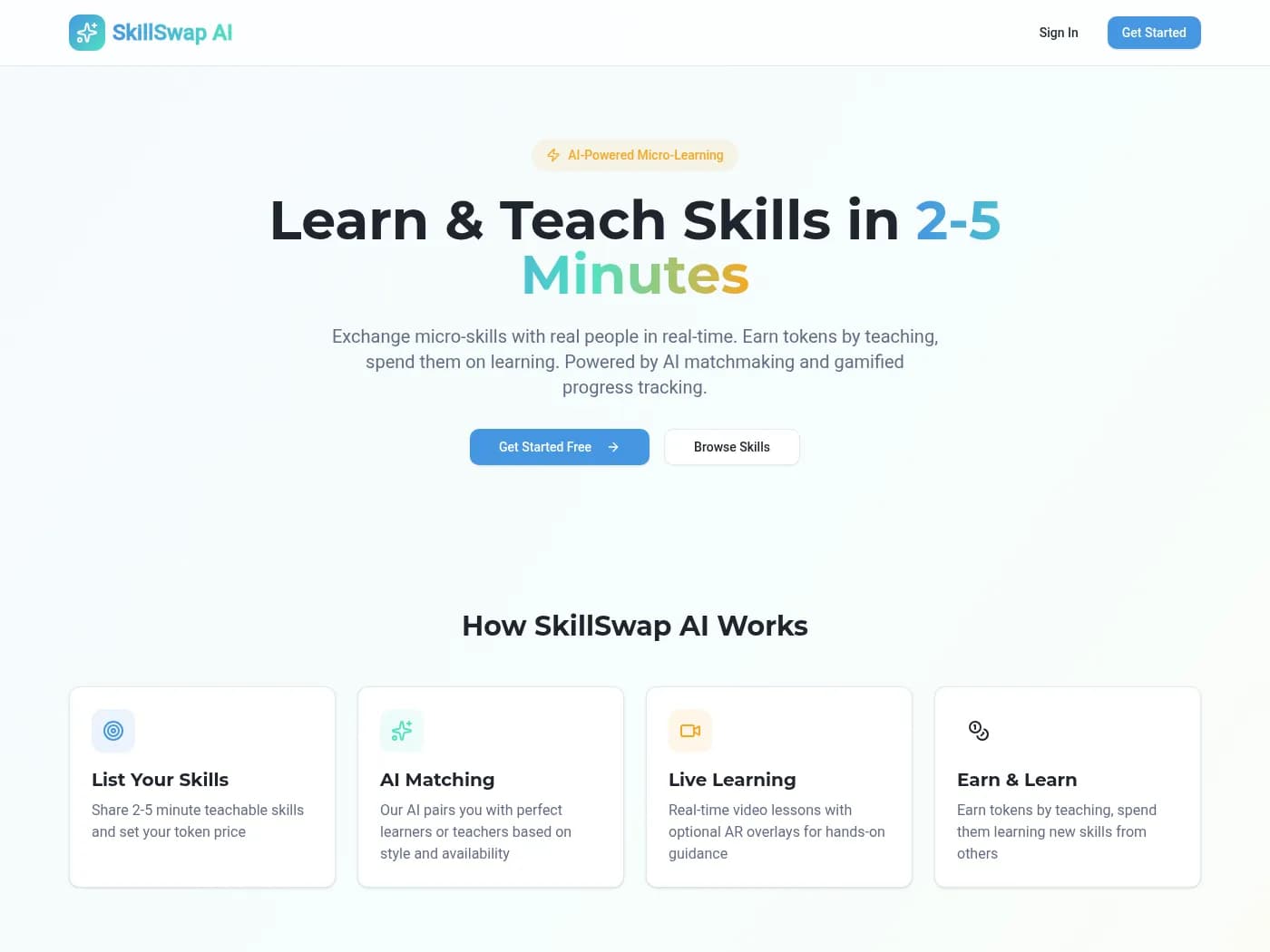 AI-Powered Landing Page Builder Platform