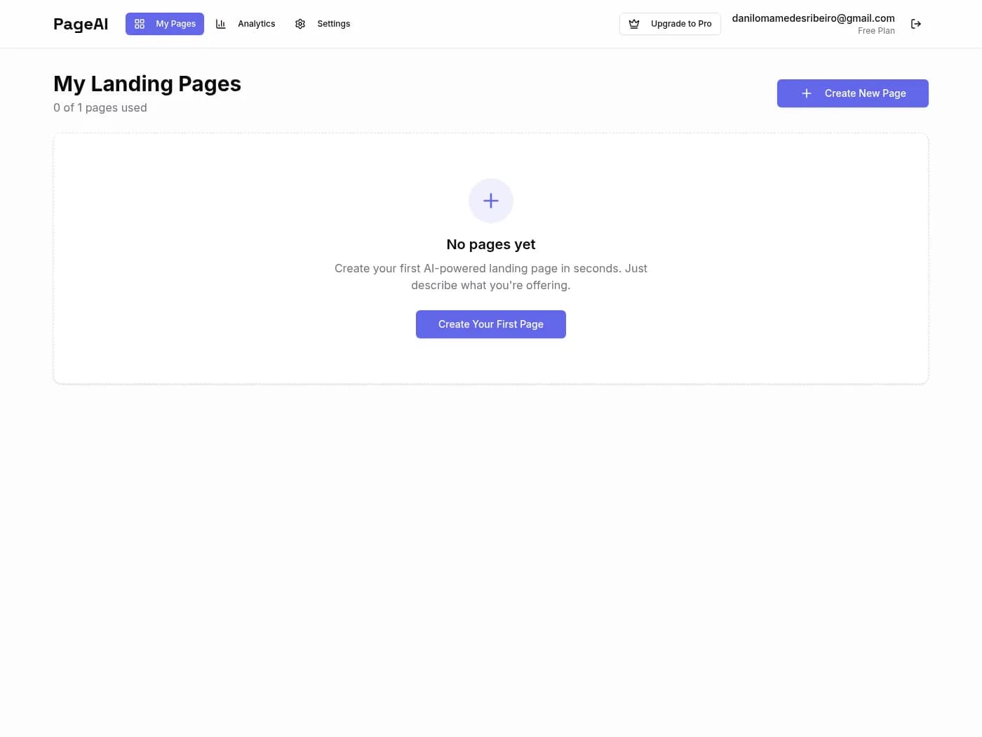 AI Landing Page Builder Platform