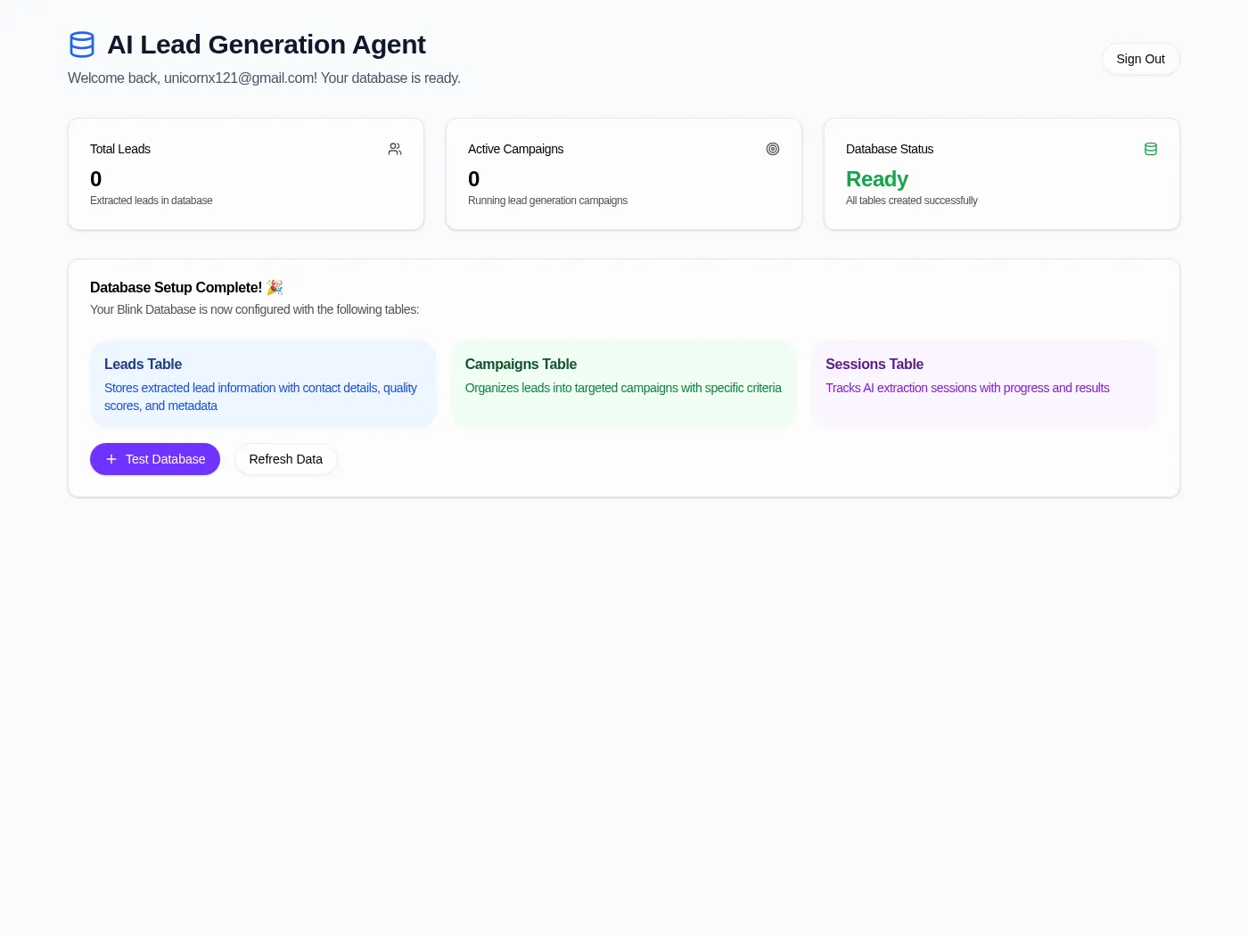 AI Lead Generation Agent with Excel Export