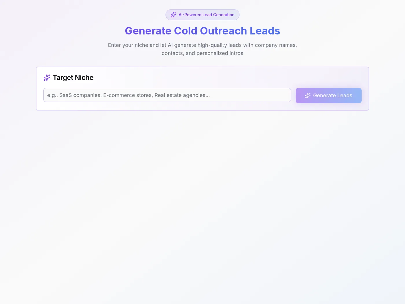 AI Lead Generator for Creators