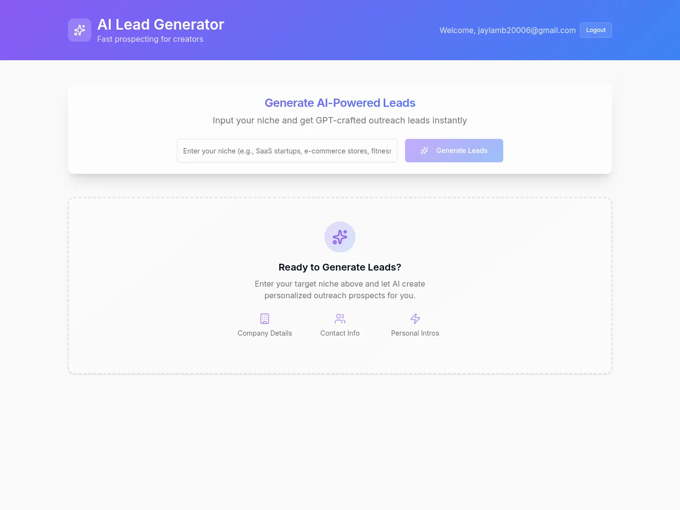 AI Lead Generator for Fast Prospecting