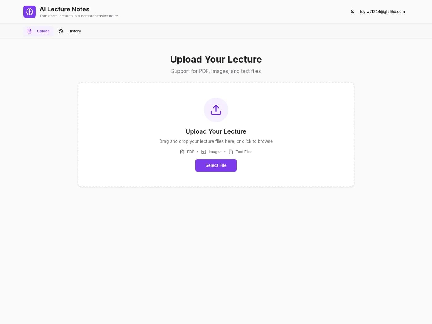 AI-Powered Lecture-to-Notes Generator