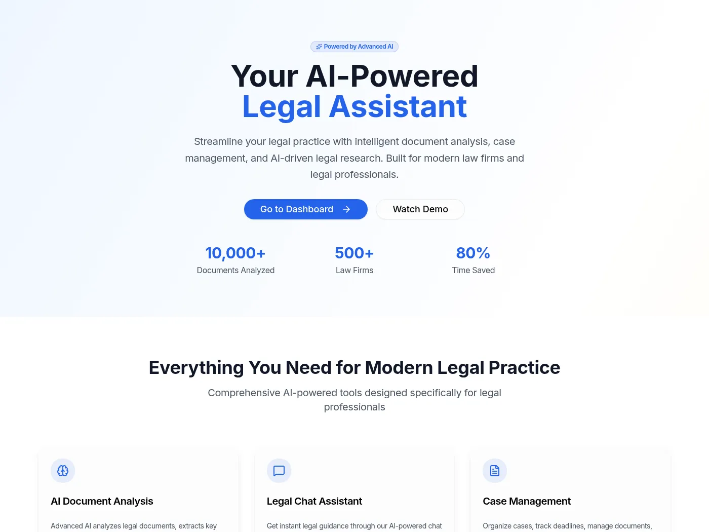 AI Legal Agent Platform