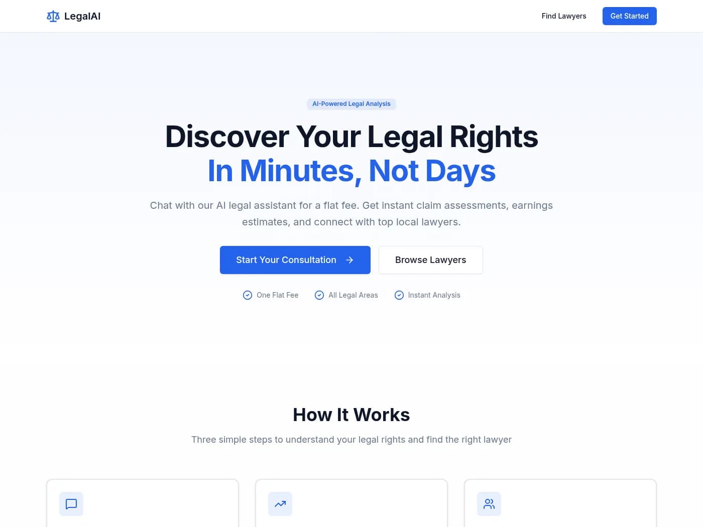 AI Legal Claim Assessment & Referral Platform