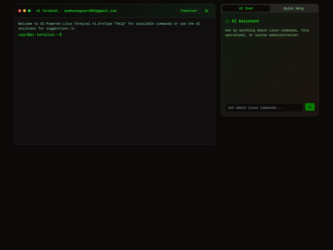 AI-Powered Linux Terminal