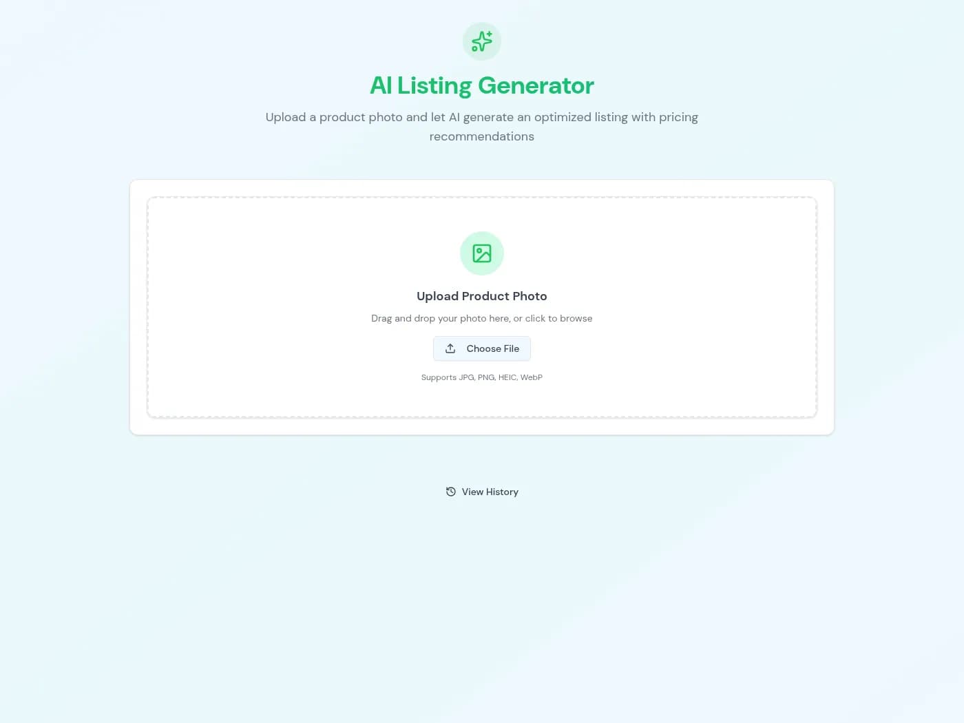 AI-Powered Listing Generator from Photos