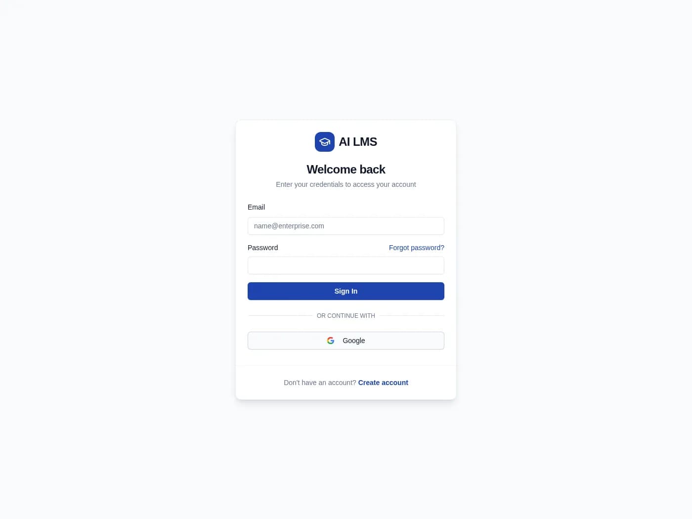 AI LMS Platform