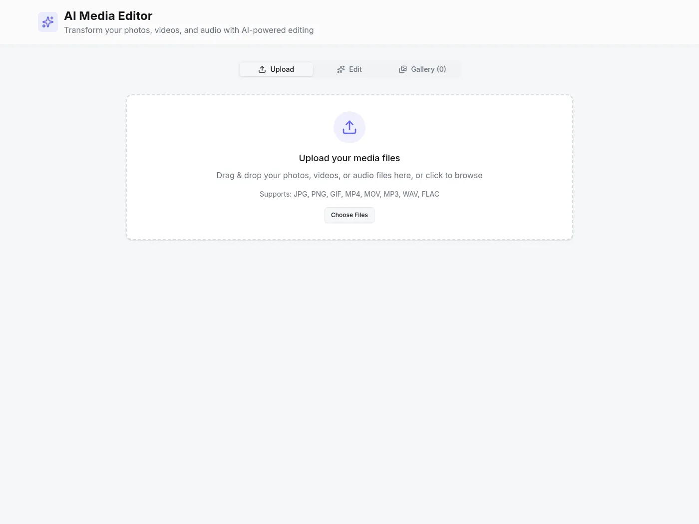 AI Media Editor