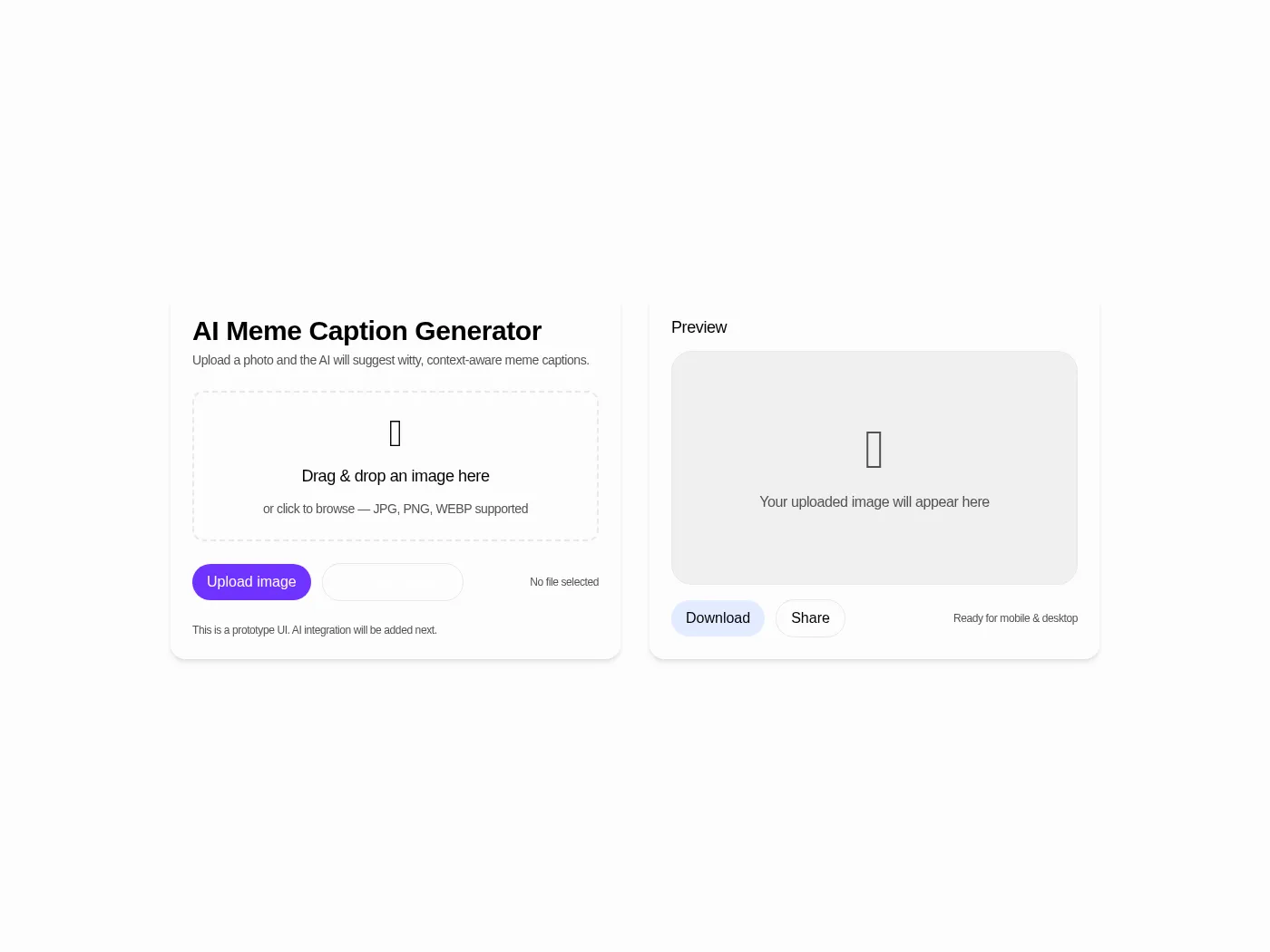 AI Meme Caption Generator
