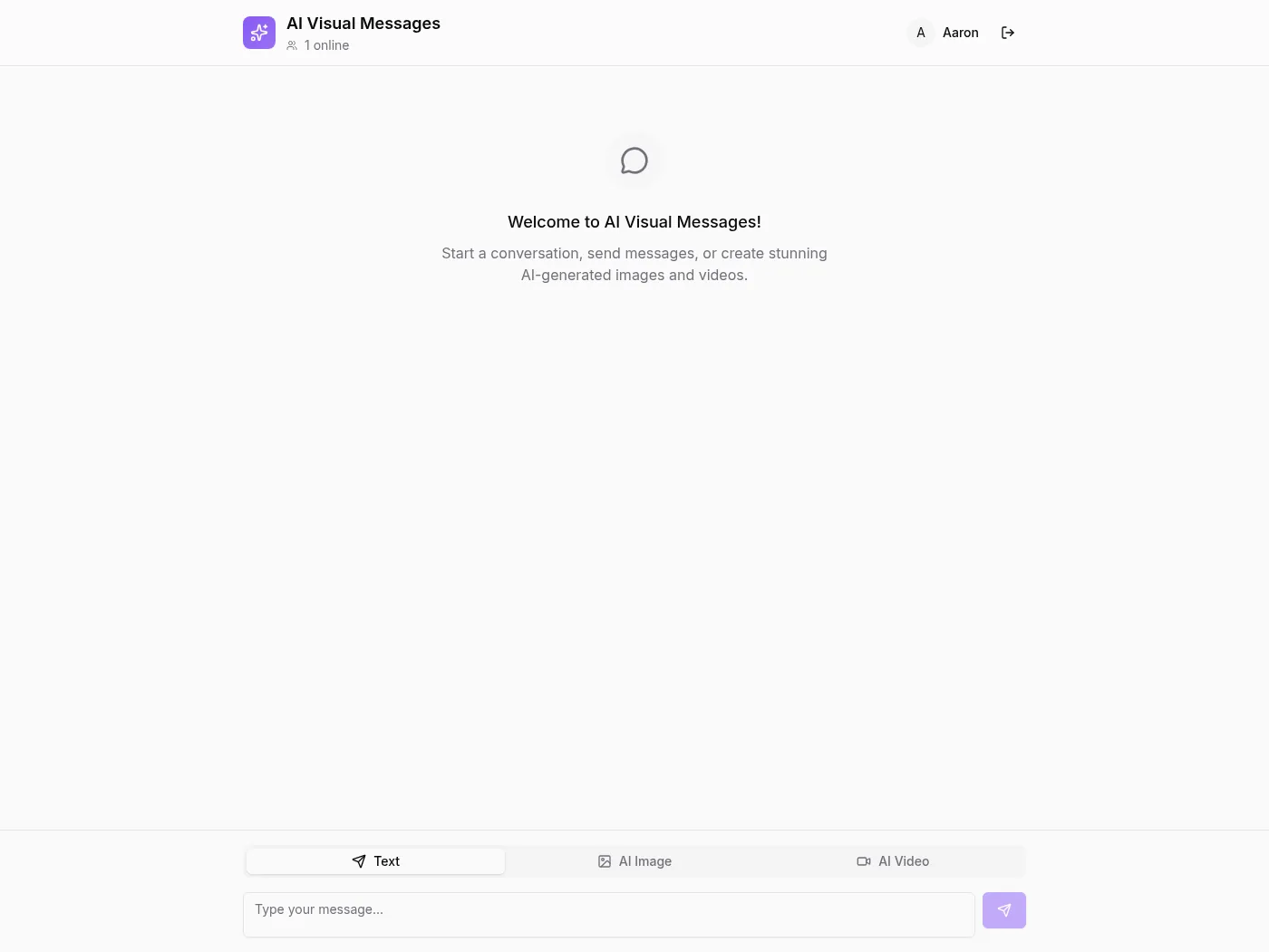 AI Visual Message Creator