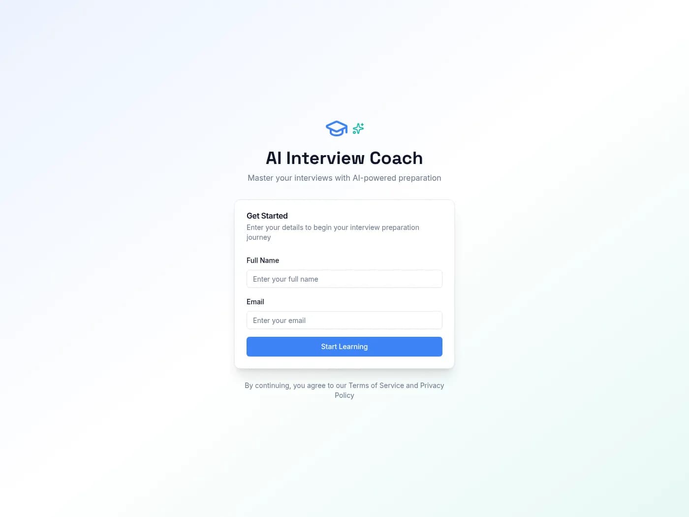 AI-Powered Mock Interview Coach Web App