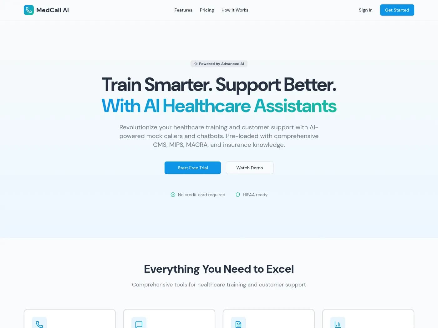AI Mock Caller & Knowledge-Driven Chatbot Platform for Healthcare Businesses
