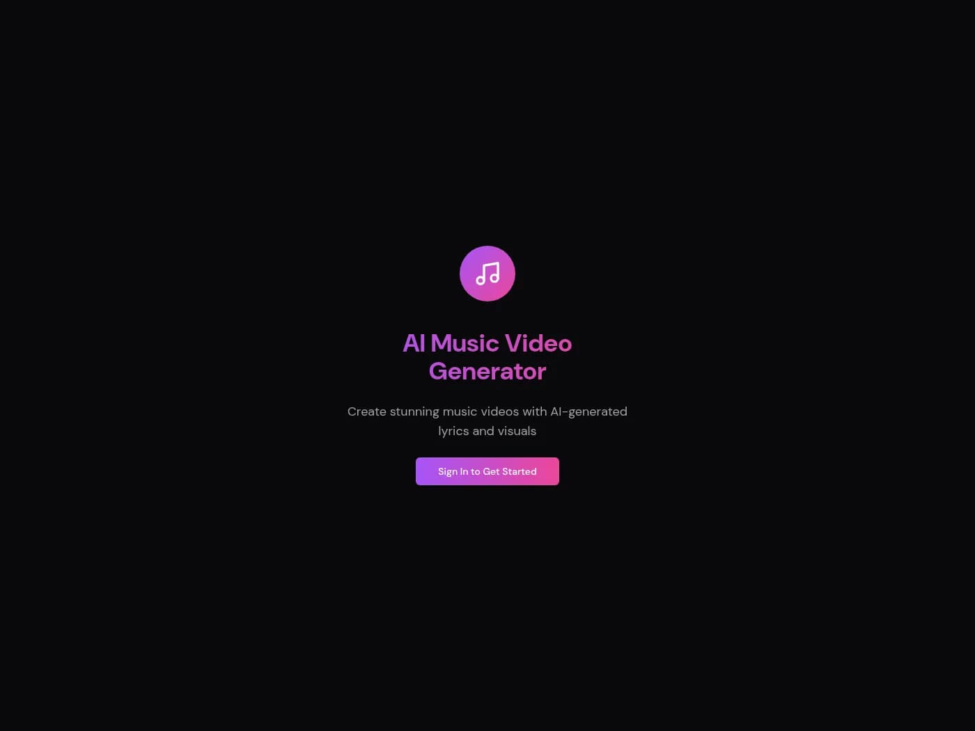 AI Music Video Generator