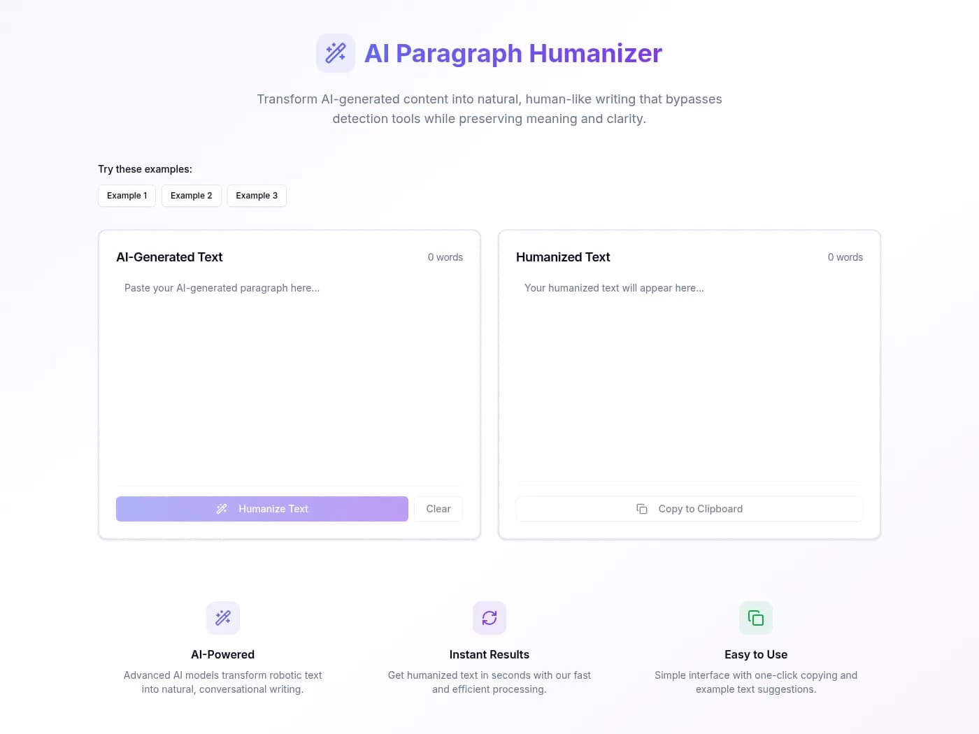 AI Paragraph Humanizer