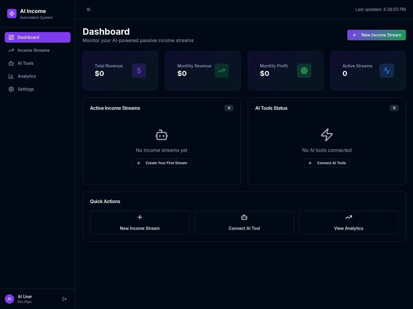 AI-Powered Passive Income Automation System