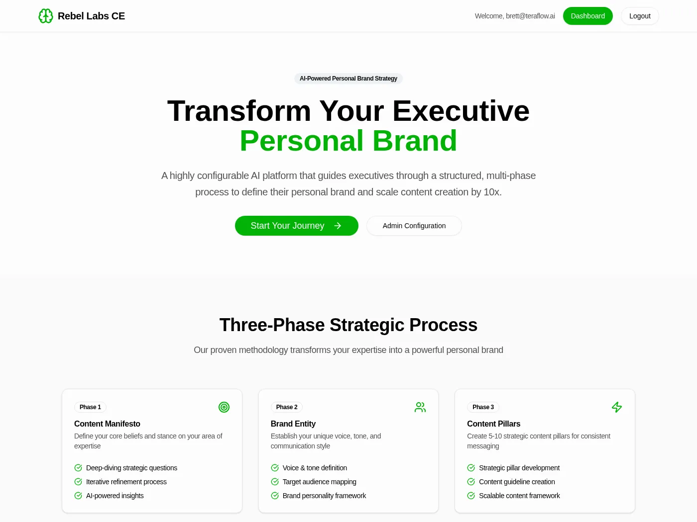 AI Personal Brand & Content Strategy Onboarding Platform