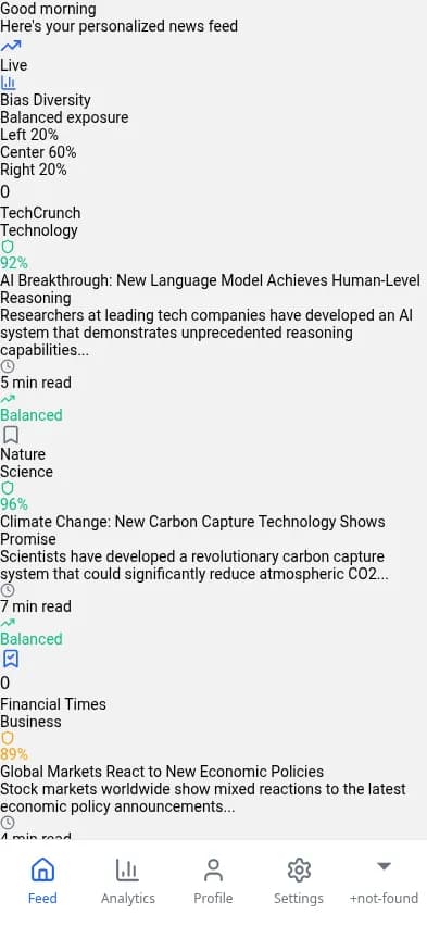 AI-Based Personalized News Aggregator