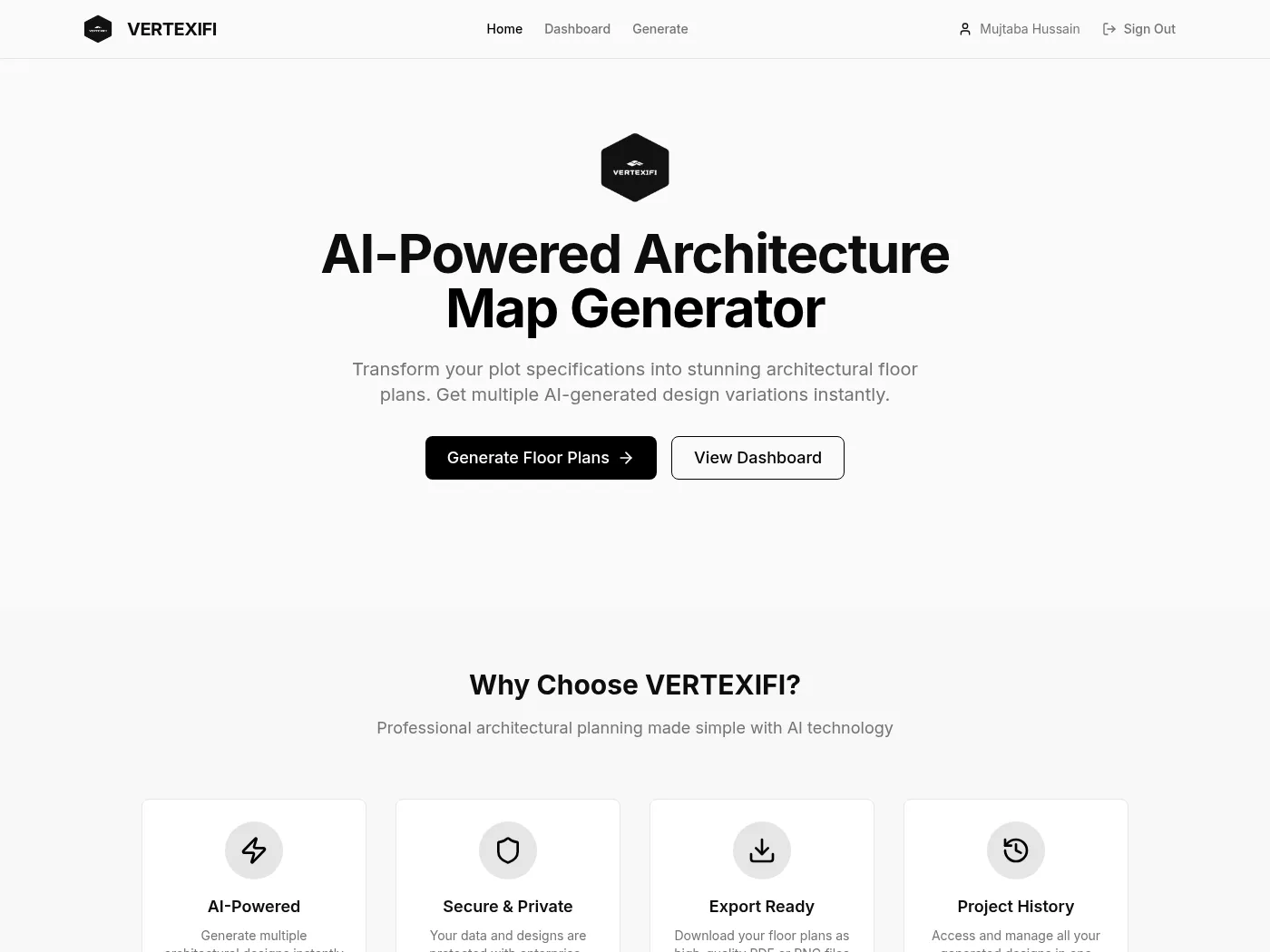 AI-Powered Architecture Map Generator