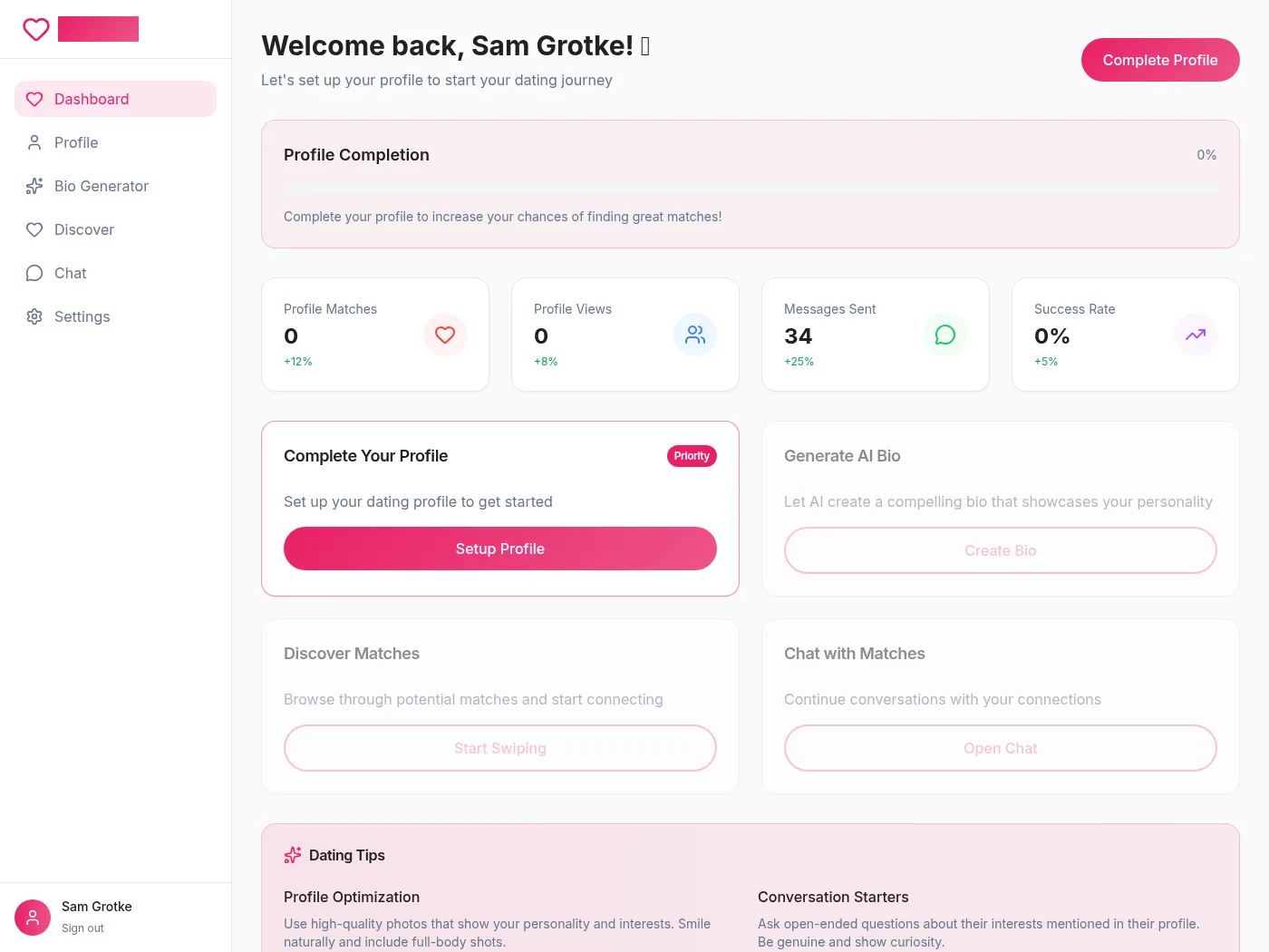 AI-Powered Dating Assistant