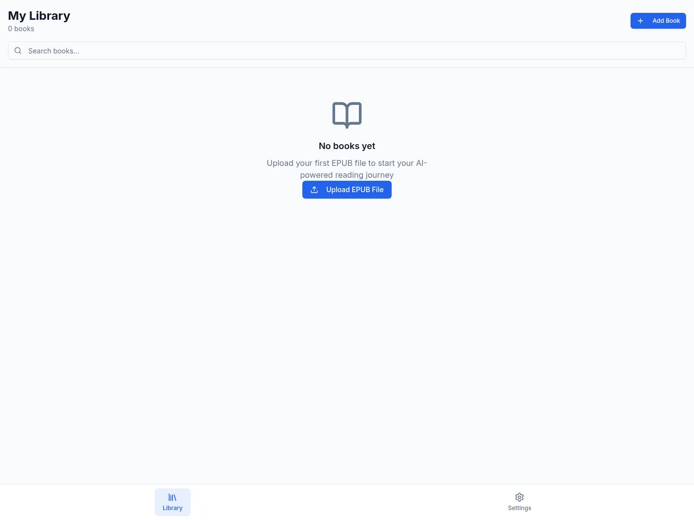AI-Powered Epub Reader