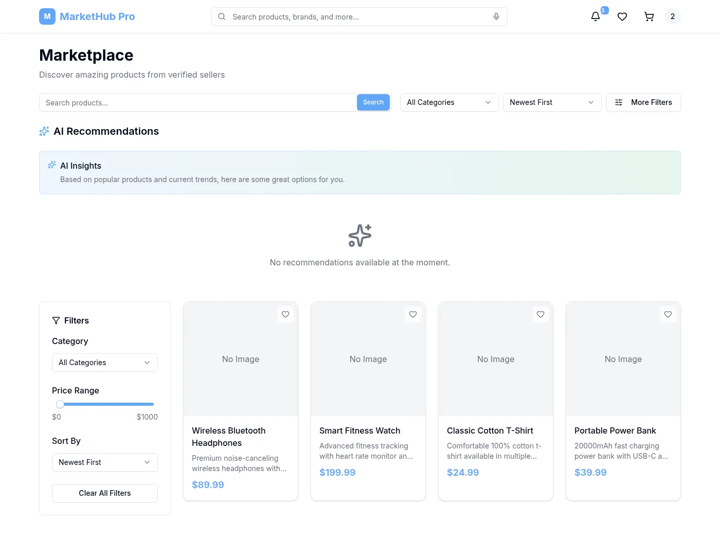 AI-Powered Multi-Vendor Ecommerce Platform