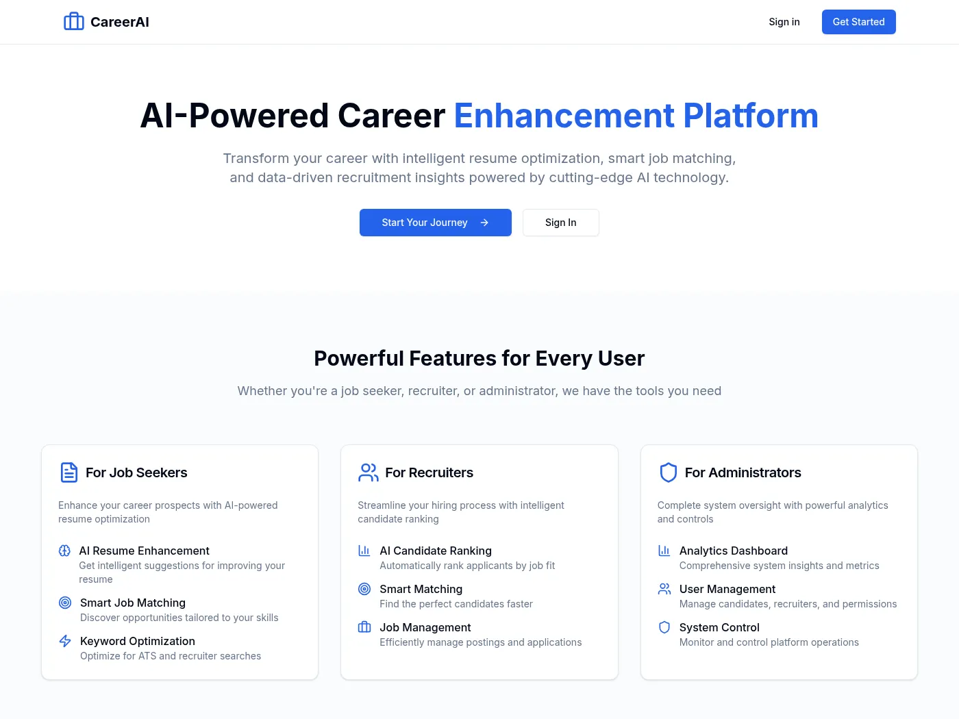 AI-Powered Resume & Job Portal Platform