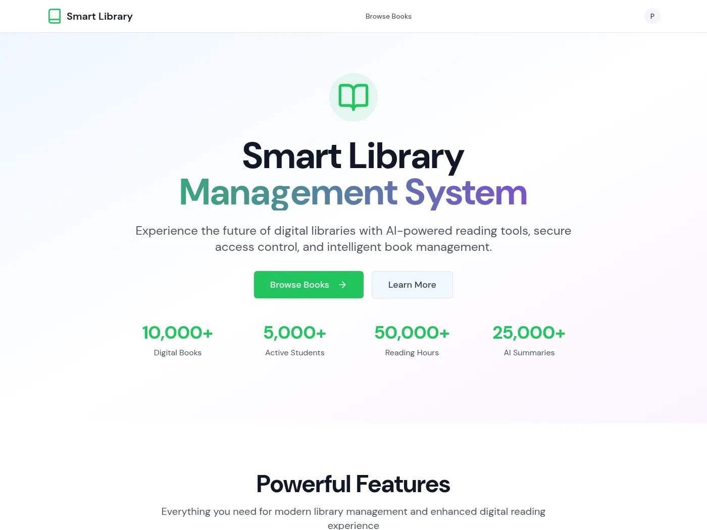 AI-Powered Smart Library Management System