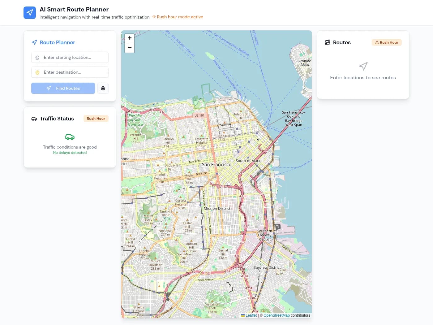 AI-Powered Smart Route Planner
